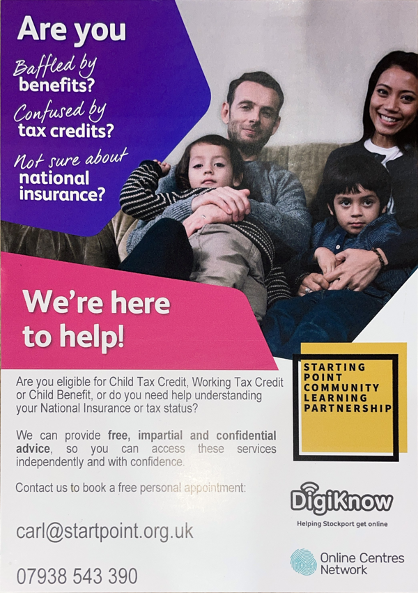 FREE 1-1 information and signposting for HMRC products (18 March)